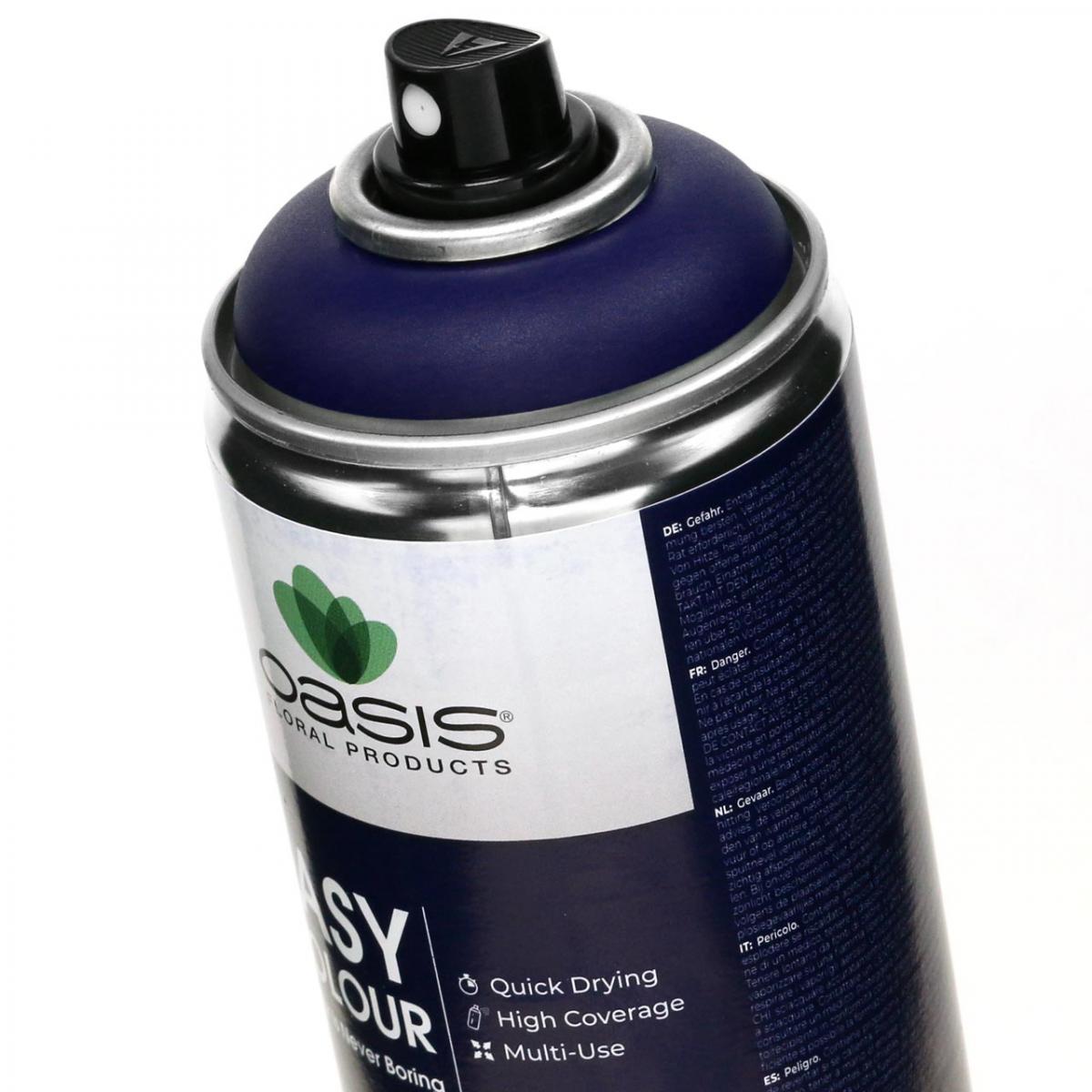 Floristik21.de OASIS® Easy Colour Spray, Lack-Spray Dunkelblau 400ml