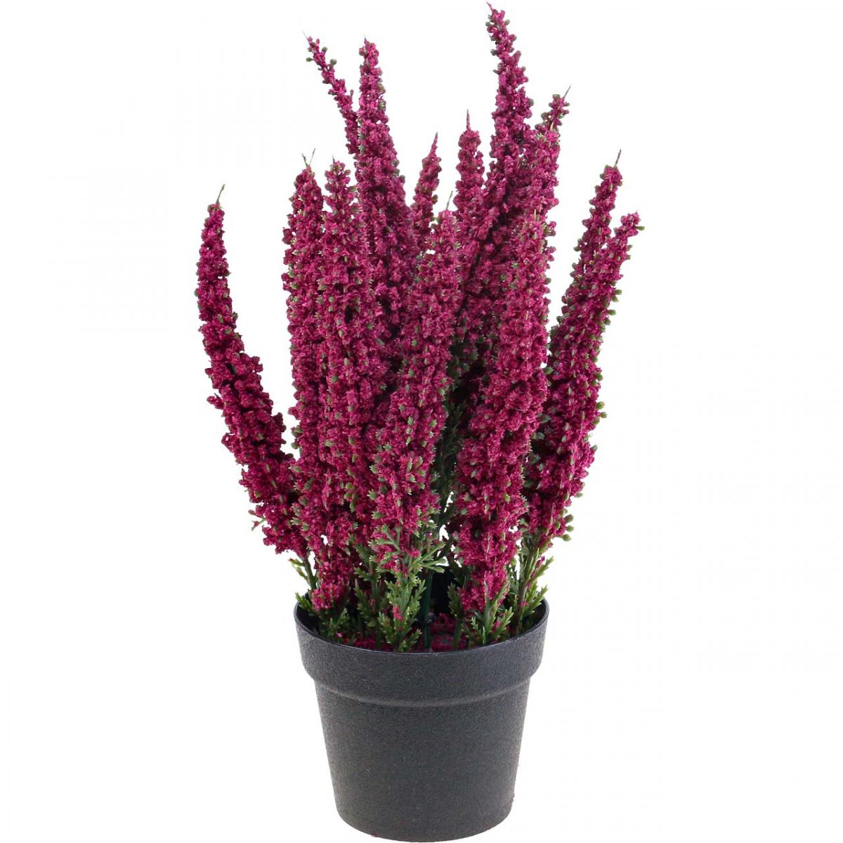 Floristik21.de Erika Violett Heidekraut Besenheide Kunstpflanze H26cm-05709