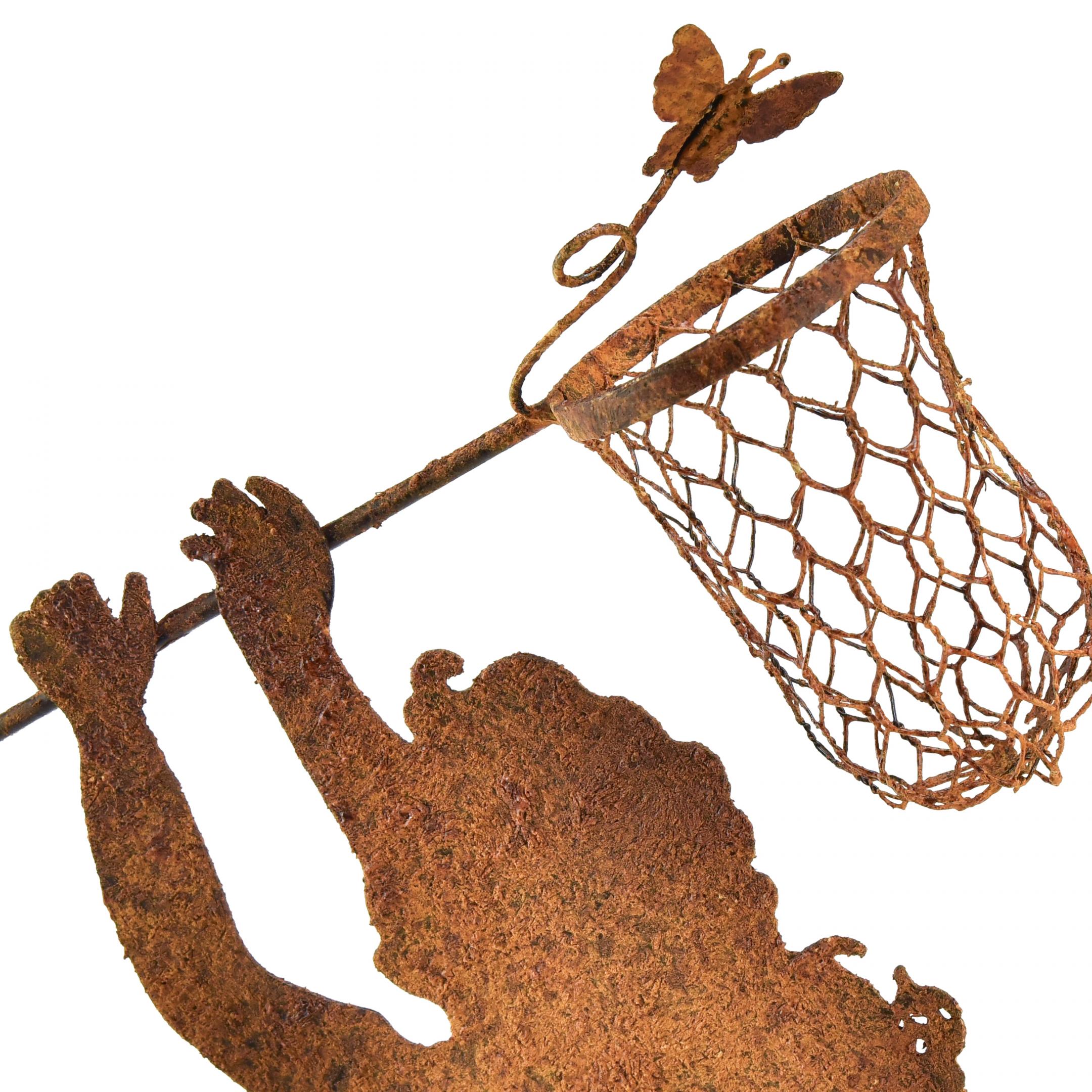 Floristik21.de Gartendeko Rost Junge Mädchen Figuren H44–46cm 2St ...