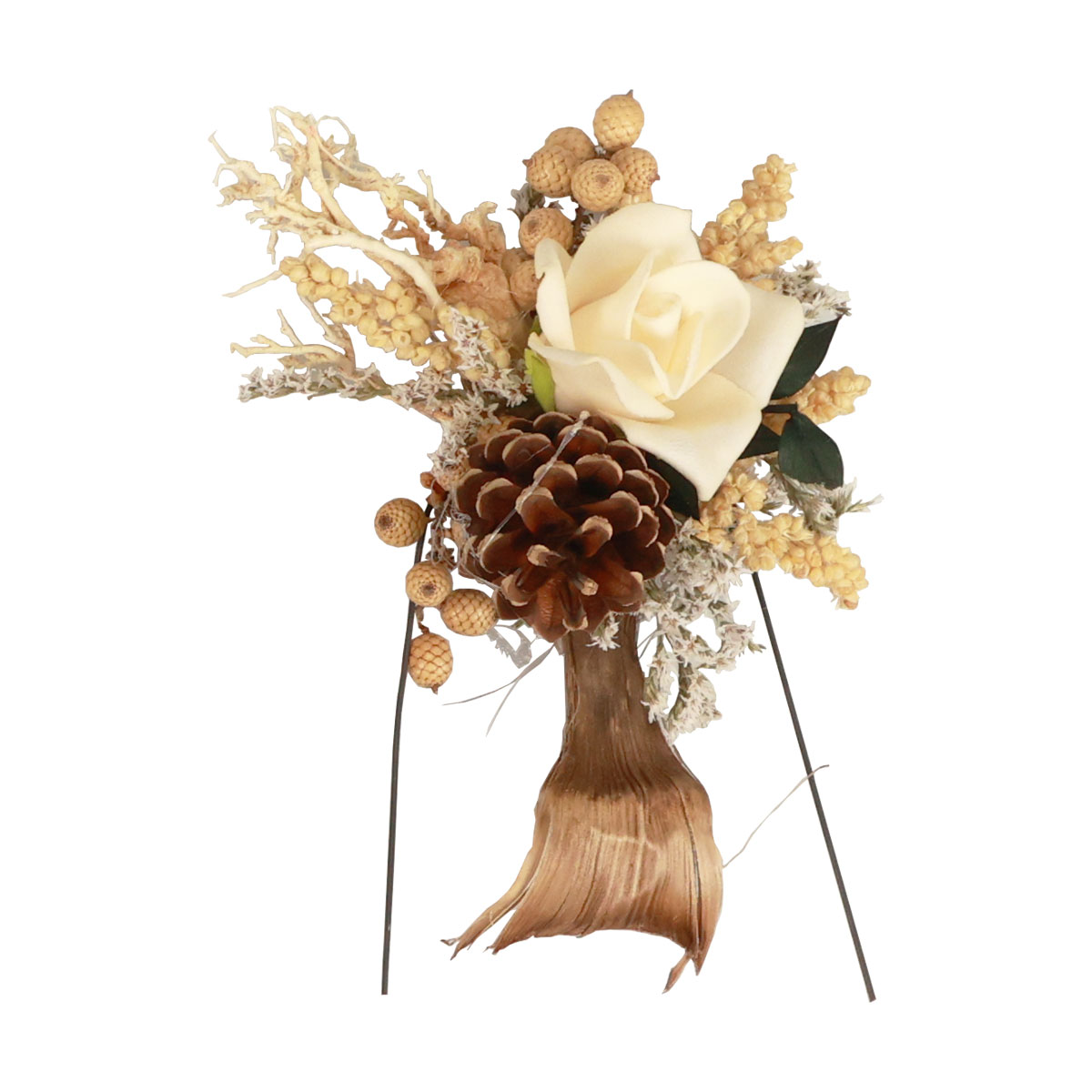 Floristik21.de Grabgestecke Beigaben Trauergesteck 4-fach sortiert 28 St